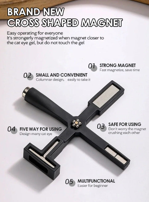5 in 1 Magnetic Wand – Cut The Crap - Nail Supplies