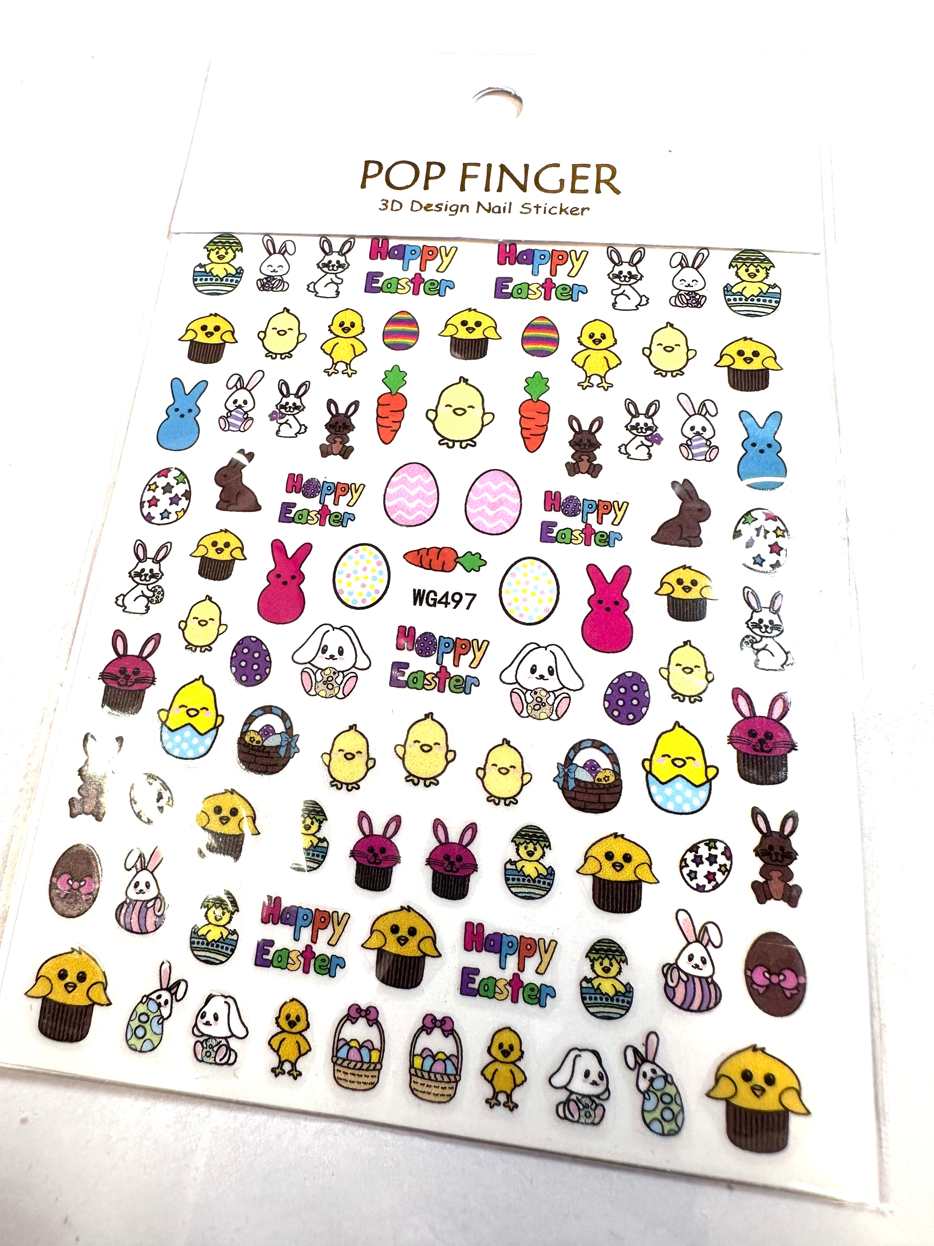 Easter Sticker - Design #4 – Cut The Crap - Nail Supplies