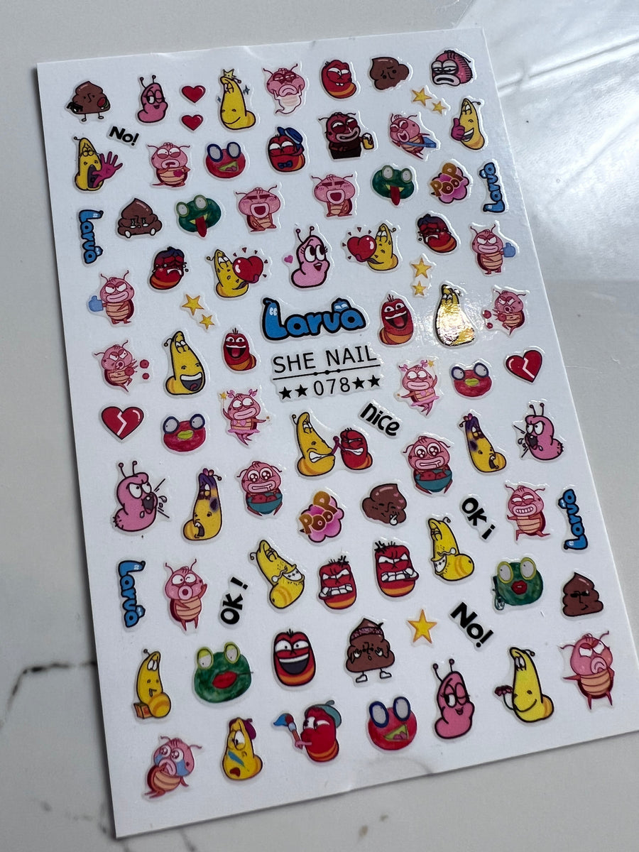 Larva Stickers – CTC NAIL SUPPLIES